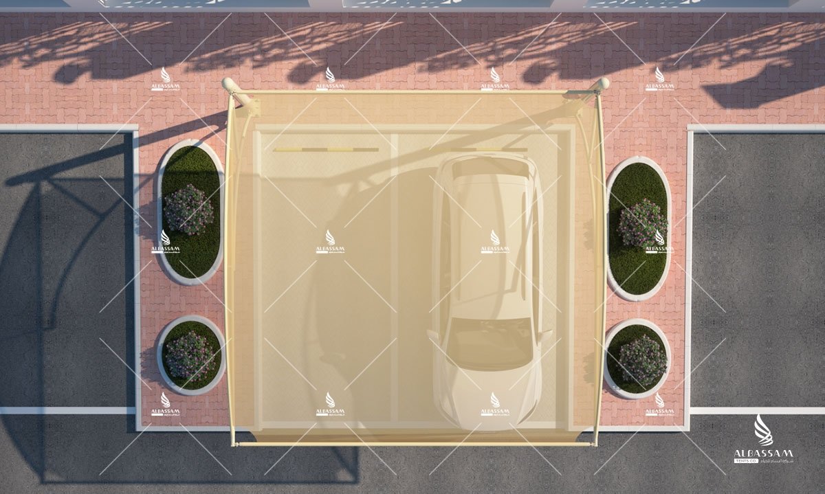 ARCH SHADE - A CAR PARKING SHADE - ALBASSAM Tents & Structural Systems, UAE