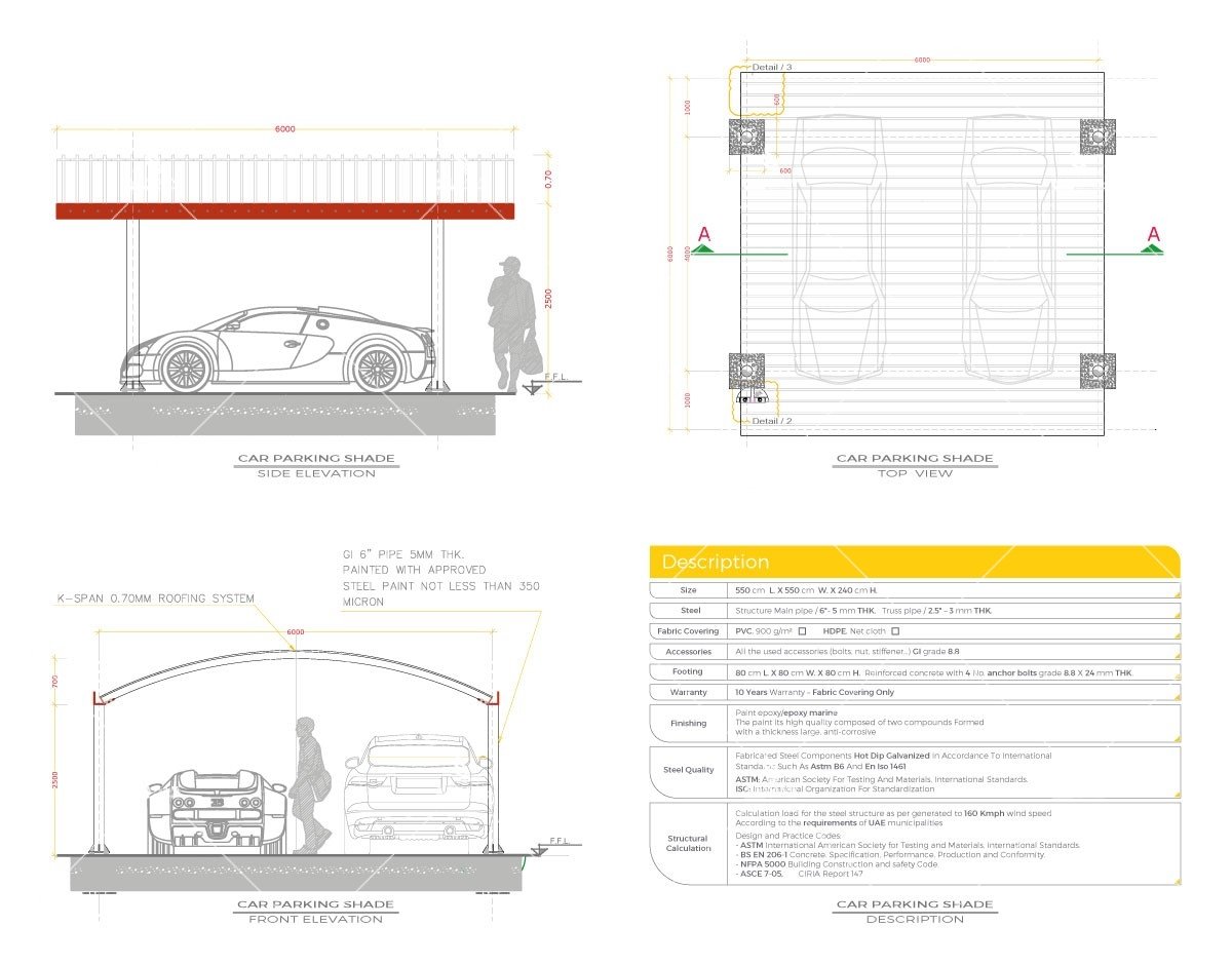 FIBER TANK SHADE TANK COVERING - ALBASSAM Tents & Structural Systems, UAE