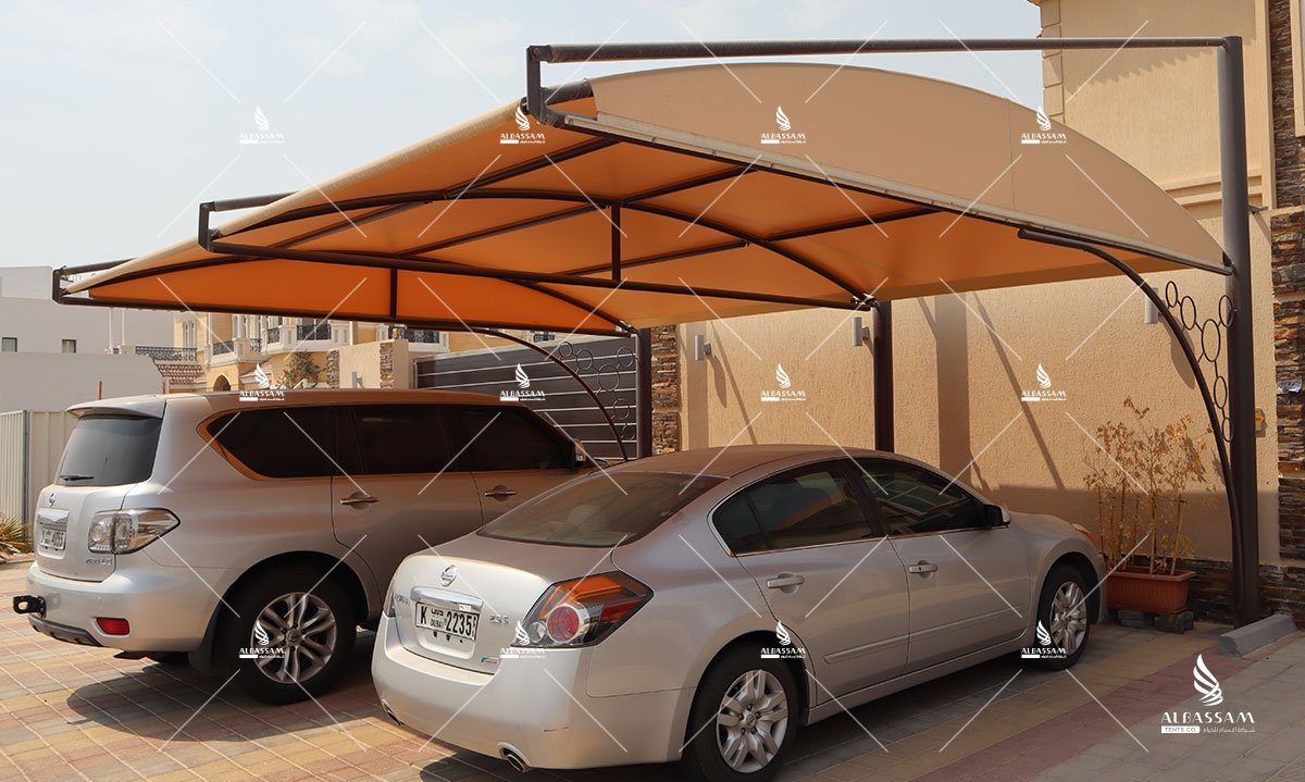 ARCH SHADE CAR PARKING SHADE - ALBASSAM Tents & Structural Systems, UAE